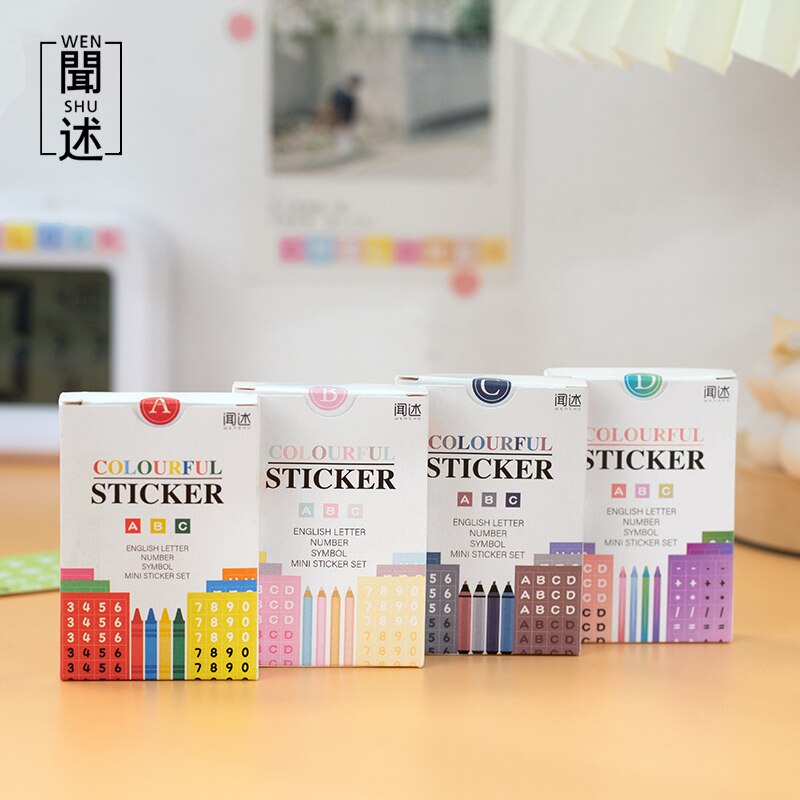 48pcs Alphabet Letter Sticker Self Adhesive Letter... – Grandado