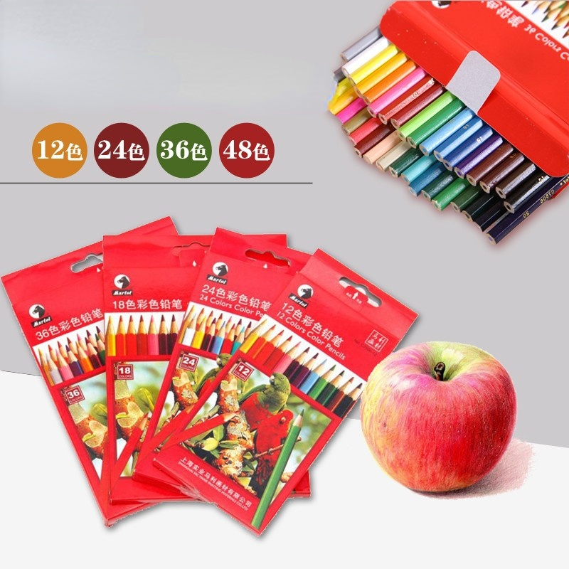 12/18/24/36 Color Painting Pencil Log Material Tra... – Vicedeal