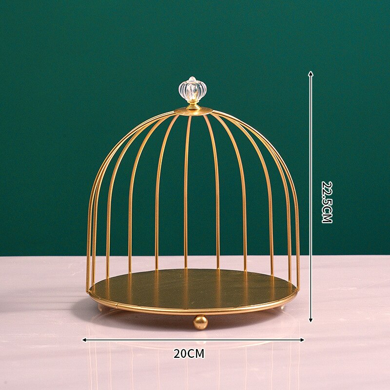 Bird Cage Rack Desktop Cosmetics Jewelry Storage R... – Grandado