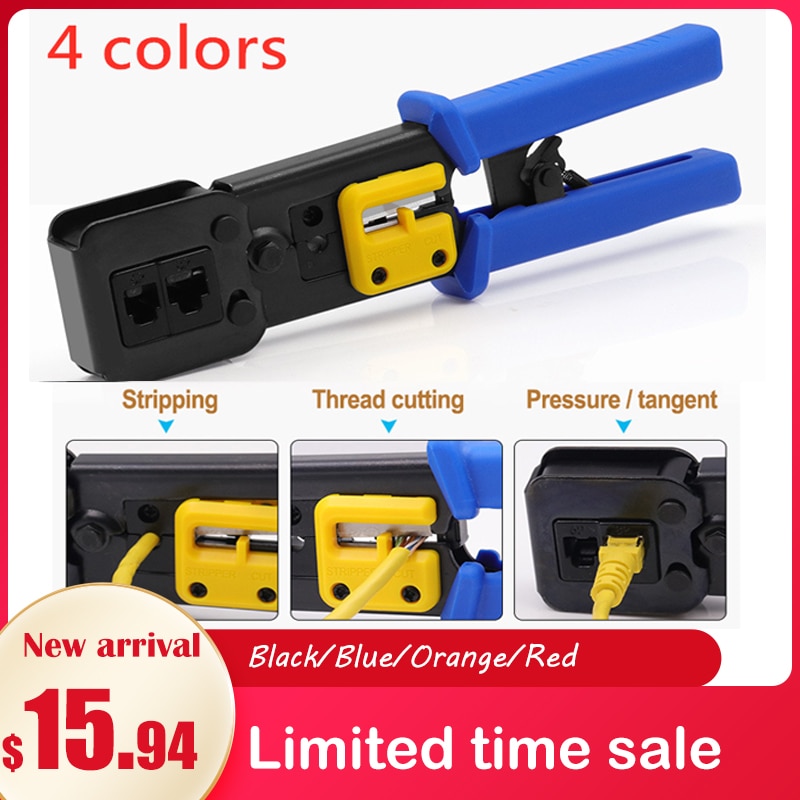 ez rj45 crimper RJ45 crimping tool hand network to... – Vicedeal