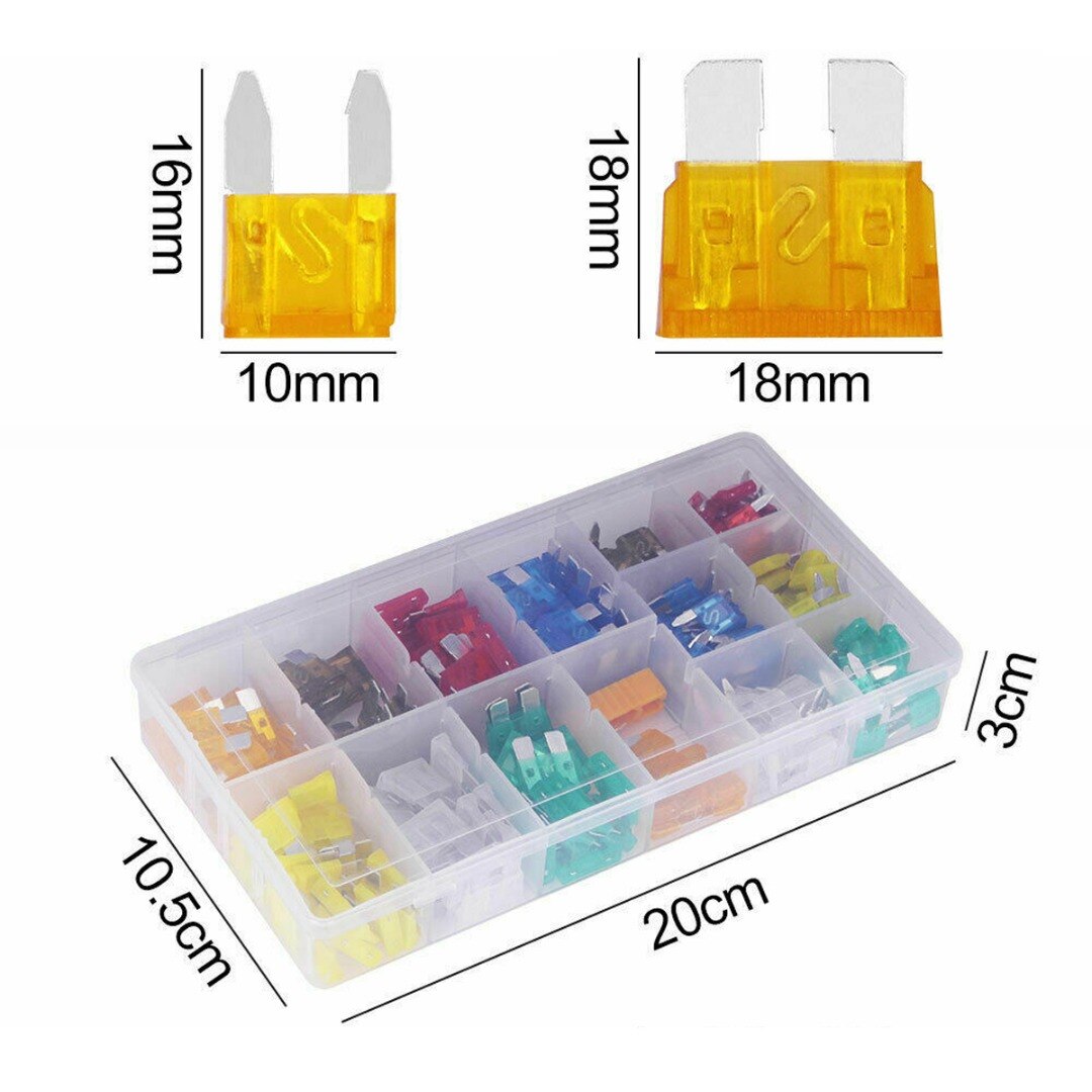 250pcs Car Fuses Assortment Auto Van Standard &... – Grandado