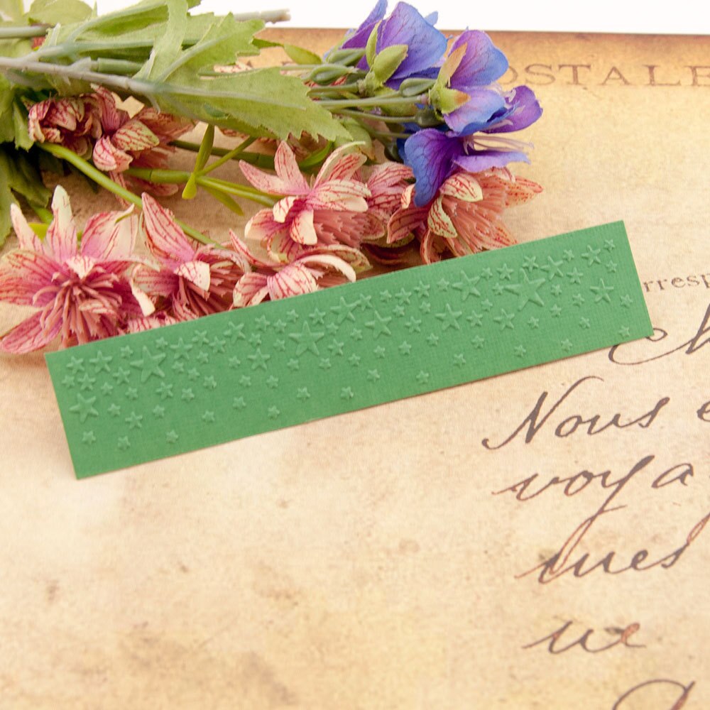 AOKEDIY Star geometric Plastic Embossing Folder Fo... – Grandado