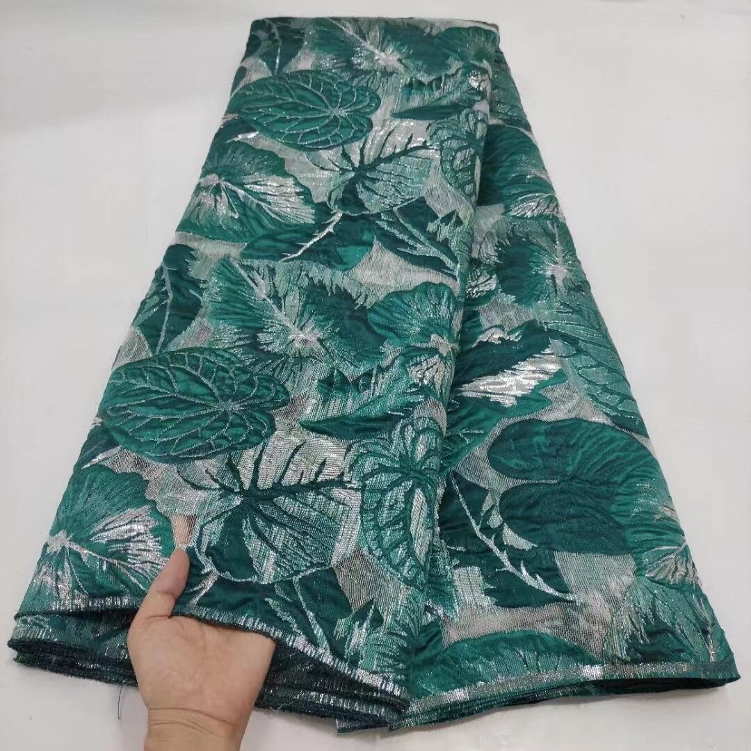 Latest Nigerian Jacquard Fabric Tissu African Lace... – Vicedeal