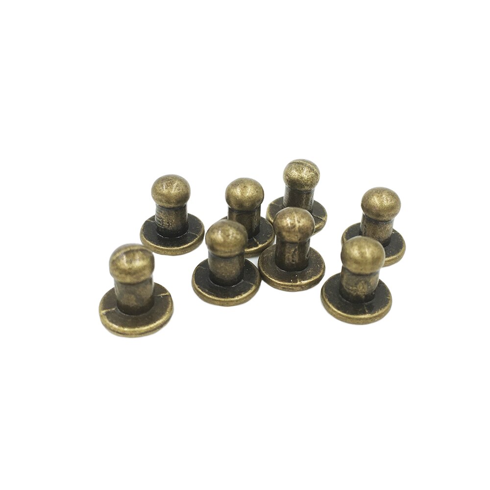 500 sets 8mm Bronze Zink-legierung 5mm Runde Kopf ... – Vicedeal