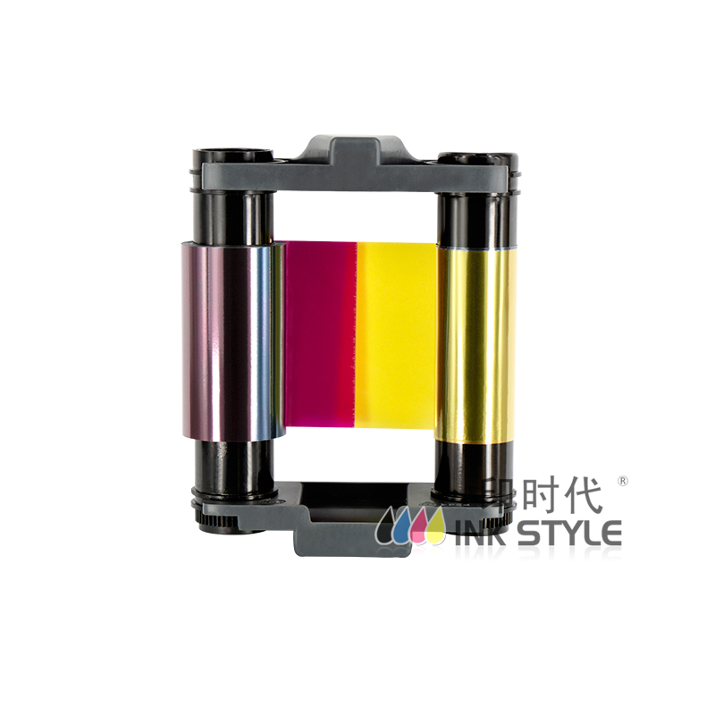 Badgy CBGR0100C Full Color Panel YMCKO Ribbon 100p... – Grandado