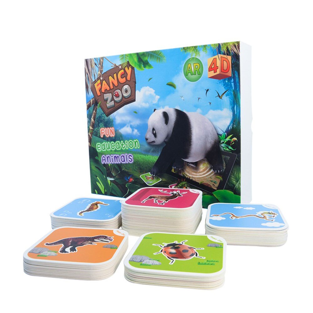 Love Educational Card 4D Animal Card Veritable Fun... – Grandado