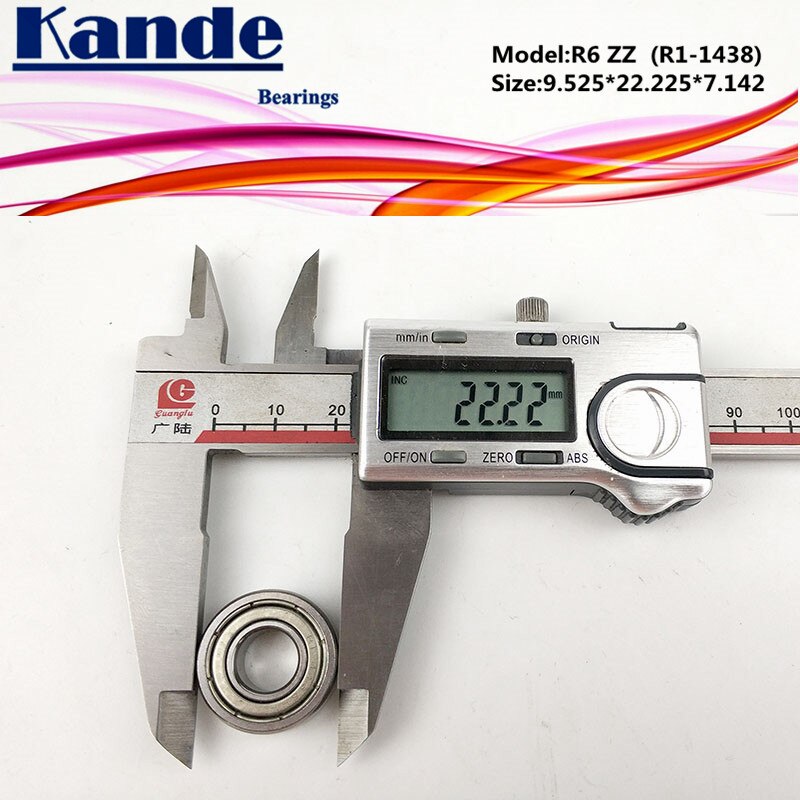 Kande Lagerbier 10 stücke ABEC-1 R6 ZZ 10 stücke A... – Grandado