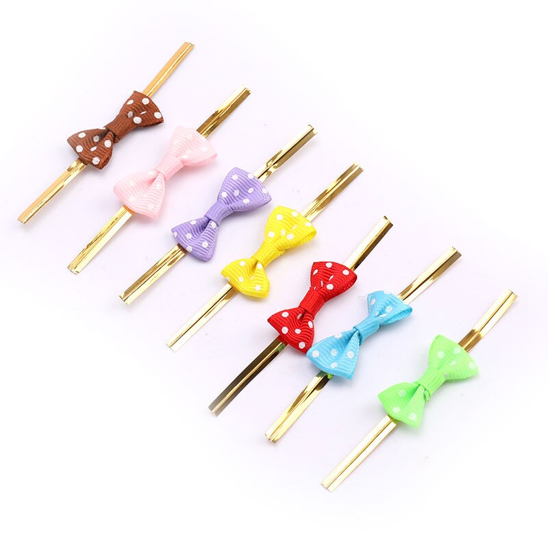 Unids/set de lazos de colores, lazos de alambre de... – Grandado