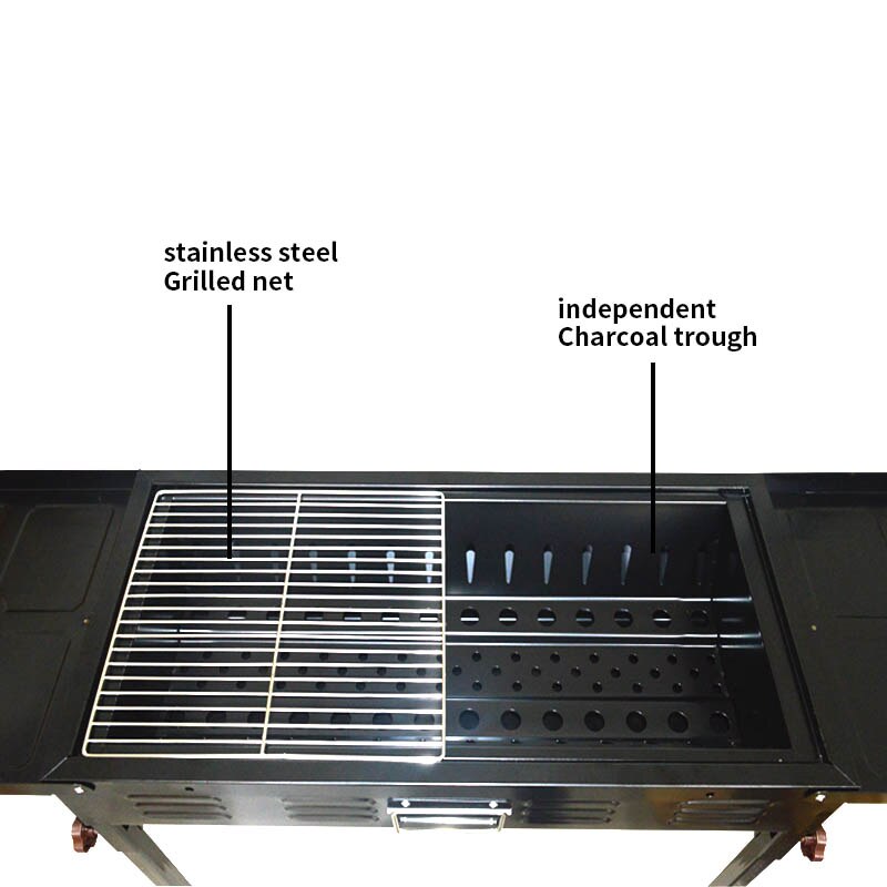 1PC engrosada asador grande al aire libre/carbón P... – Grandado