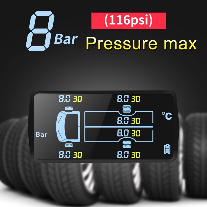 Universal TPMS Wireless Tire Pressure Monitoring S... – Vicedeal