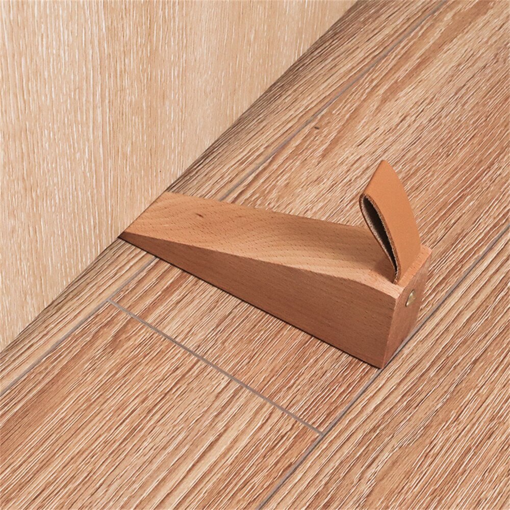 Solid Wooden Door Stopper Non-Slip Stop Baby Prote... – Grandado