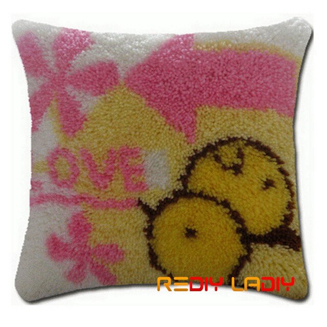 Klink Haak Kussen Kits Regenboog Hart Kussensloop ... – Grandado