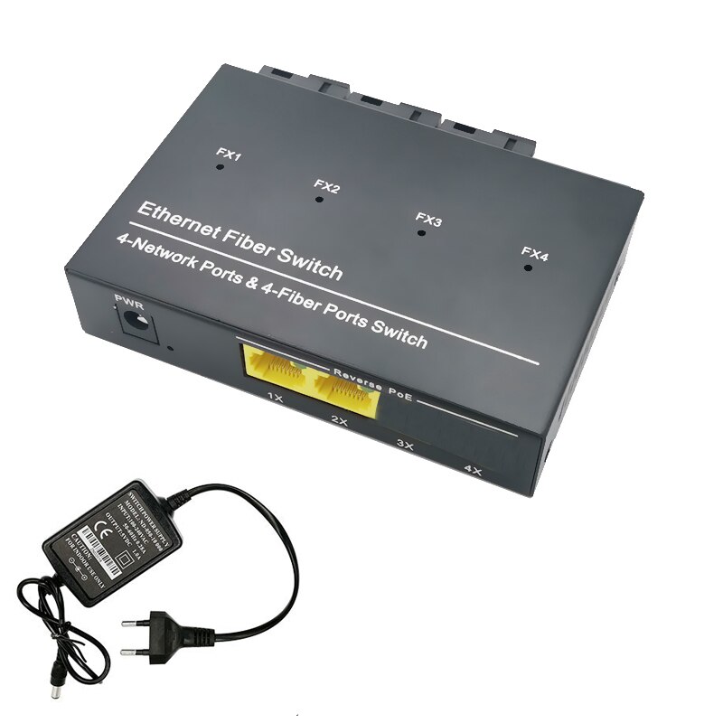 Ethernet Switch Fiber Optische Media Converter Sin... – Vicedeal