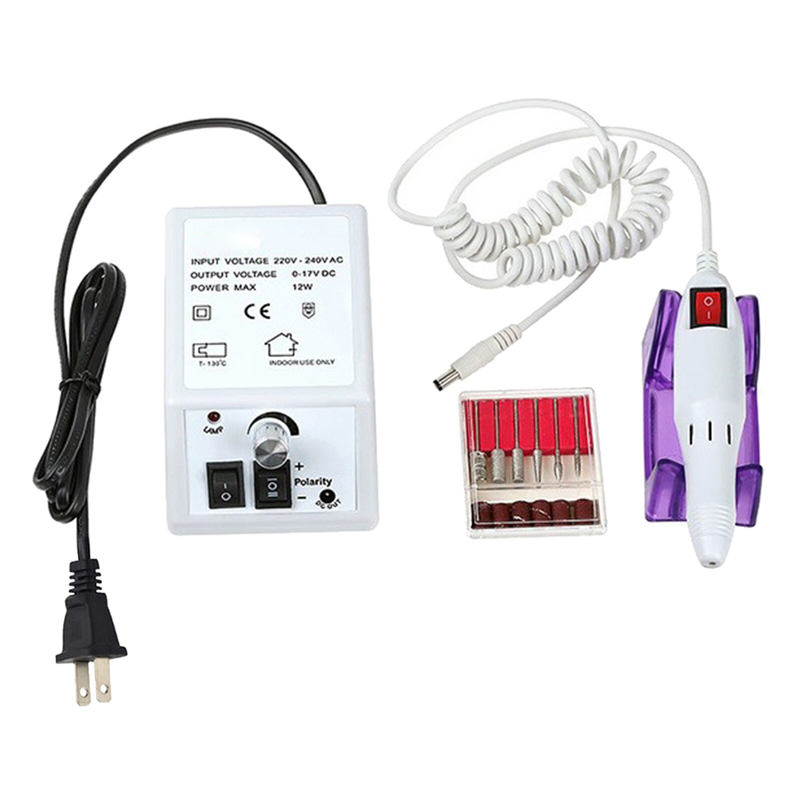 1 Set Electric Nail Drill Pro 20000RPM Manicure Dr... – Grandado