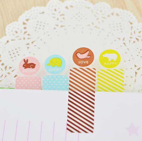 6packs/lot self-adhesive multicolour memo paper 55... – Grandado