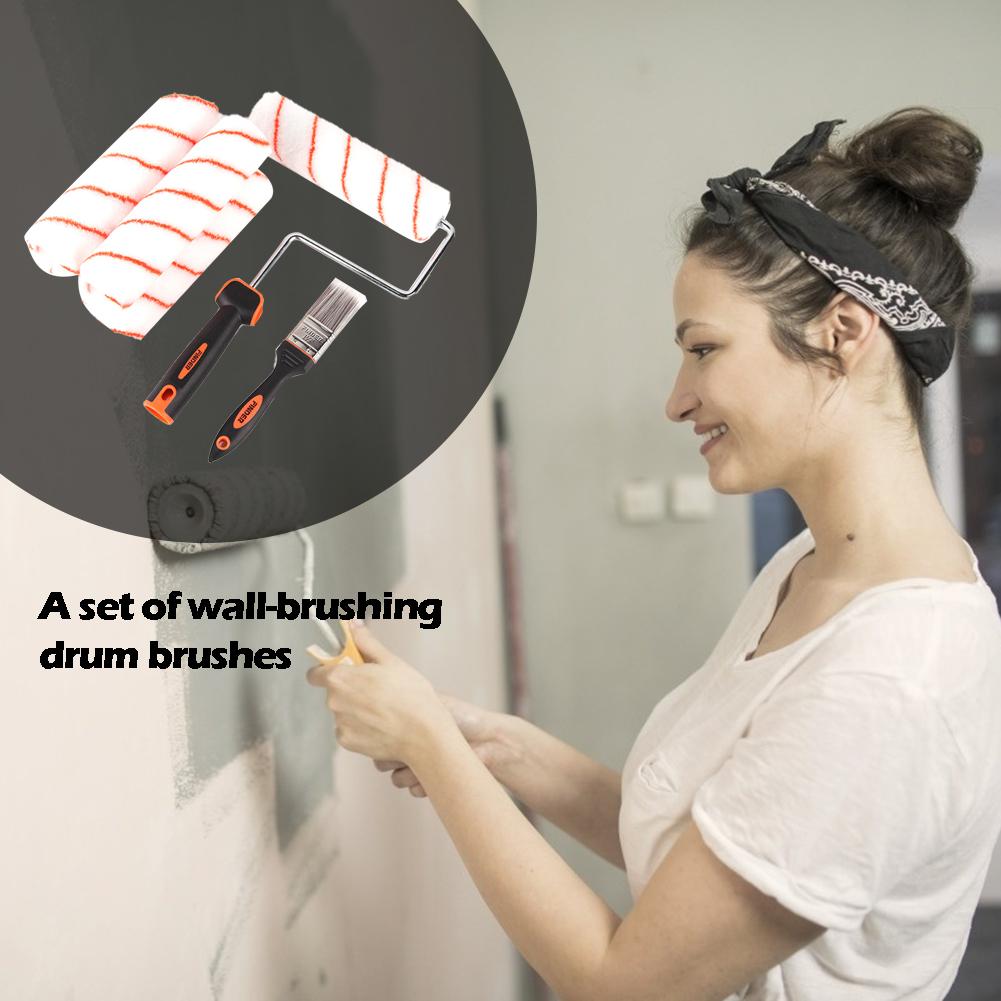 Wall Decorate Painting Roller Brush Set Paint Runn... – Grandado