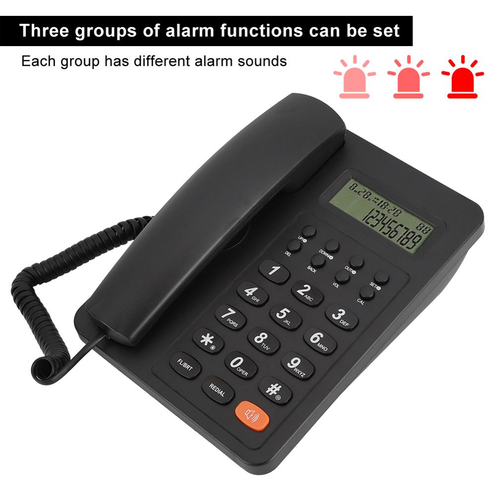 Corded Caller ID Telephone Desktop Wired Landline ... – Grandado