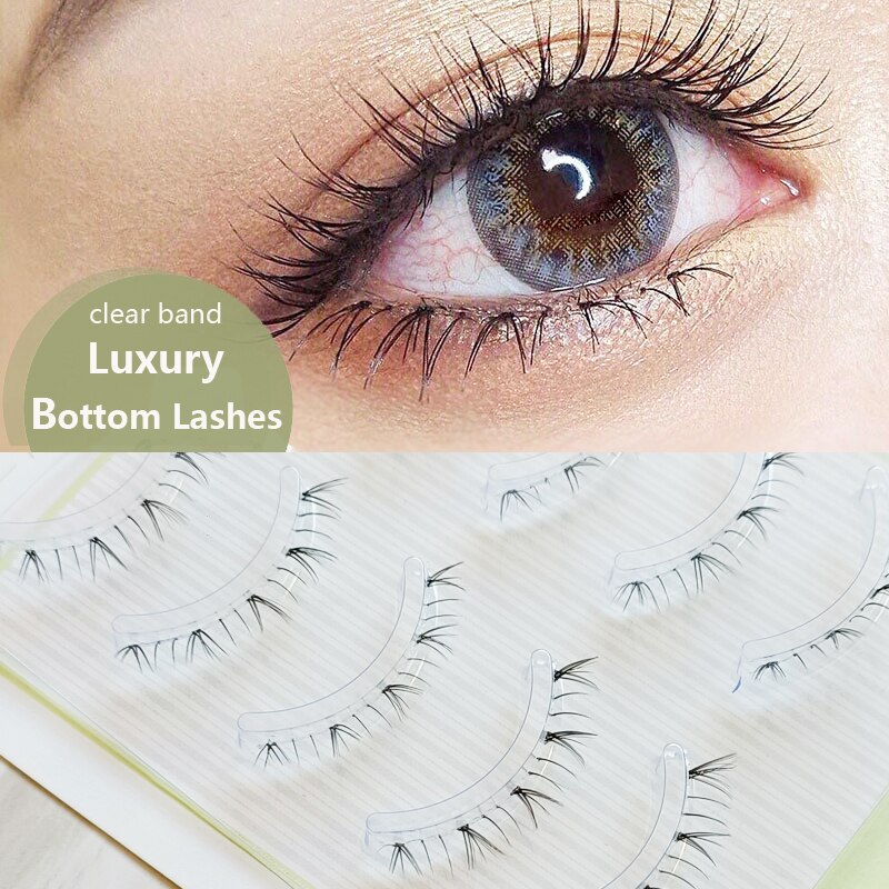 Ultral Natural Looking V Shape Bottom Lashes Under... – Grandado
