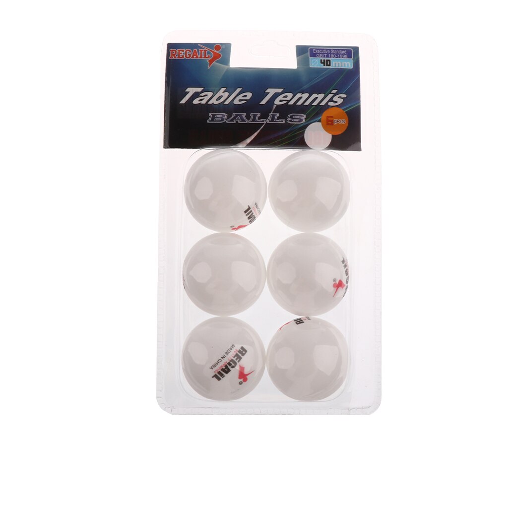 6 Stuks Pvc 40 Mm Tafeltennis Ballen Ping Pong Ind... – Vicedeal