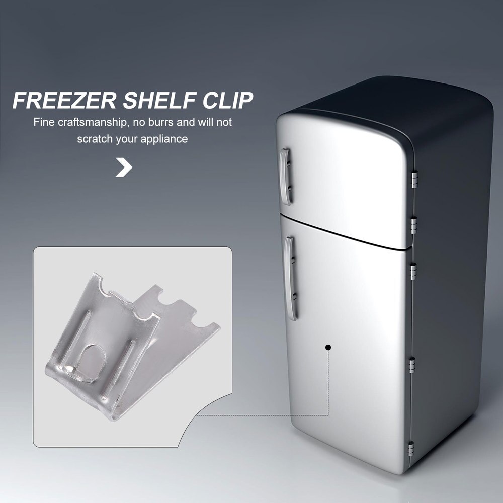 20pcs Stainless Steel Freezer Shelf Clip Replaceme... – Grandado