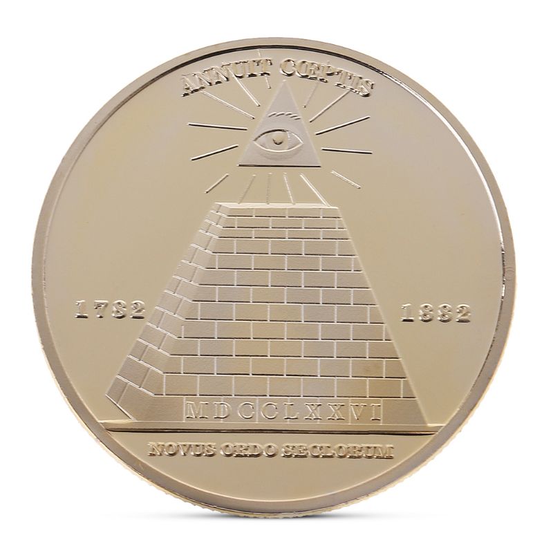 Eye of the Masonic Commemorative Coin Collection S... – Grandado