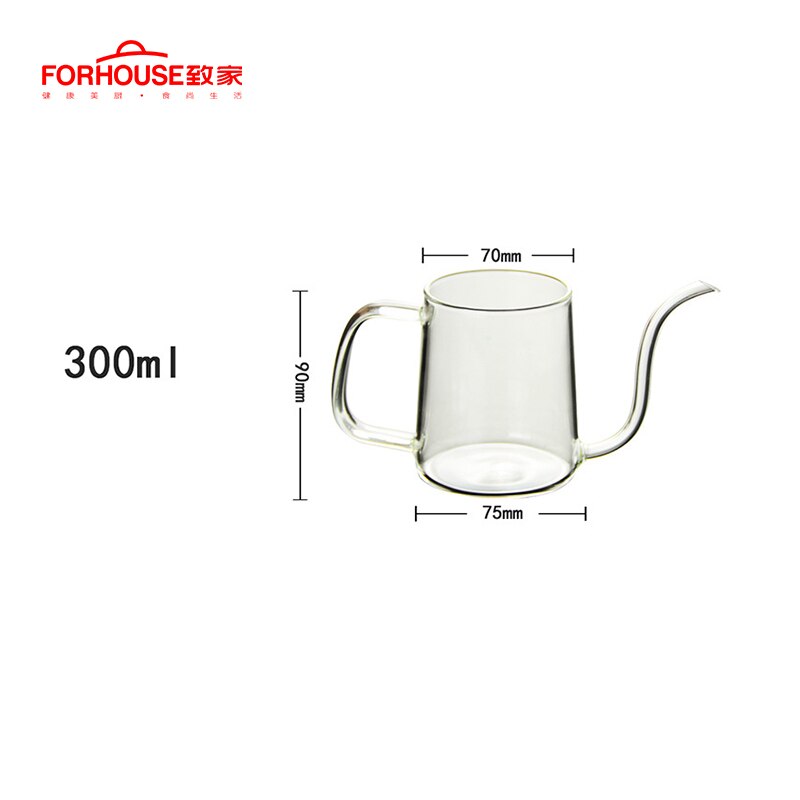 Hervidor de agua de cristal para té, 300ml/600ml, ... – Grandado