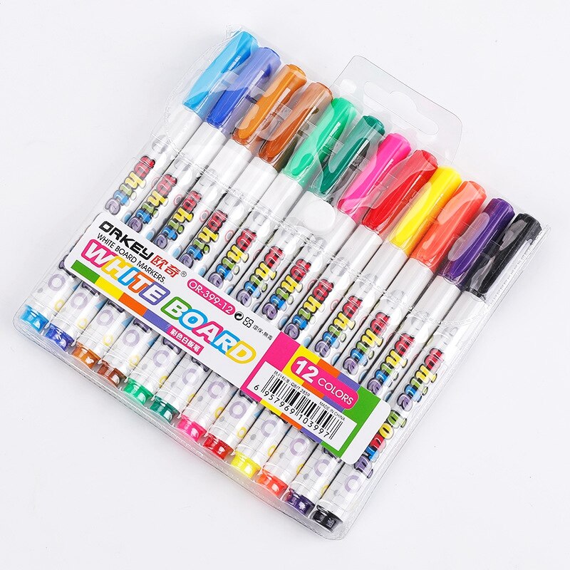 12 Colors White Board Maker Pen White Board Whiteb... – Grandado