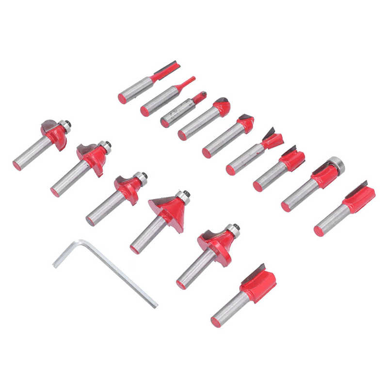 15Pcs Milling Cutter Alloy Steel Strong Sturdy Hea... – Grandado