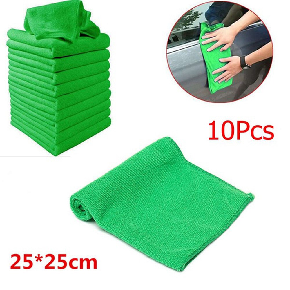 10Pcs Doeken Schoonmaken Stofdoek Microfiber Auto ... – Grandado