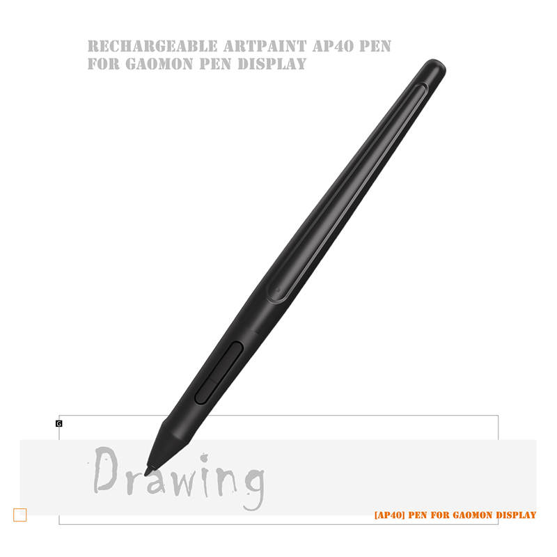 GAOMON ArtPaint AP40 Wireless Art Stylus Rechargea... – Grandado