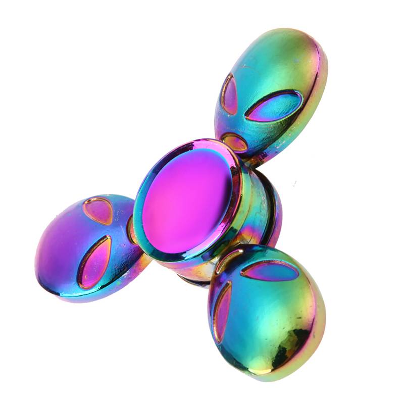 Space Alien ET Rainbow Colorful Fidget Spinner Han... – Grandado