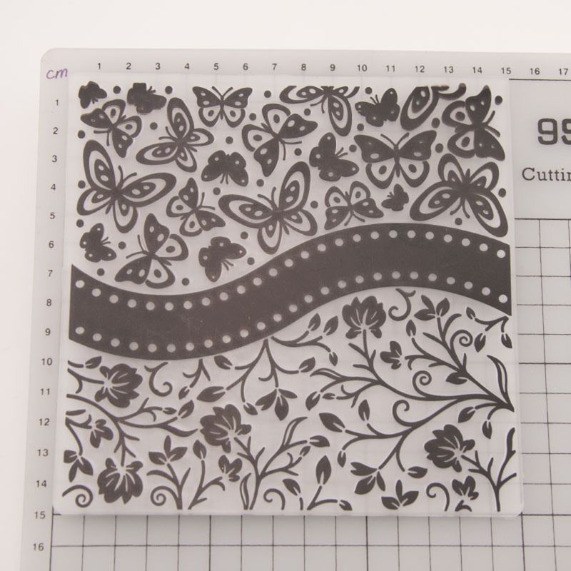 Plastic Embossing Map Template DIY Scrapbook Fotoa... – Vicedeal