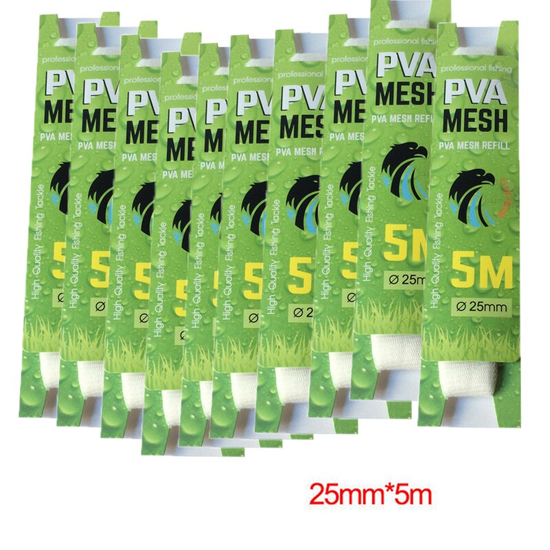 10 Pcs Pva Mesh Oplosbare 5M 25Mm 37Mm Karpervisse... – Grandado