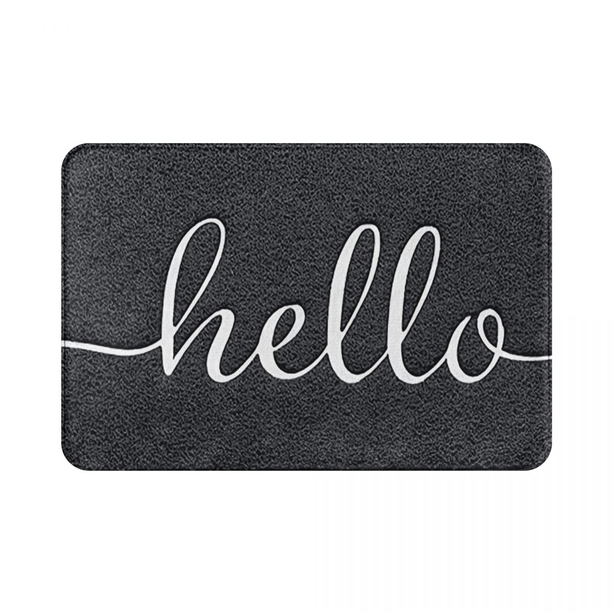 Hello Lettter Doormat Bathroom Rectangle Soft Entr... – Vicedeal