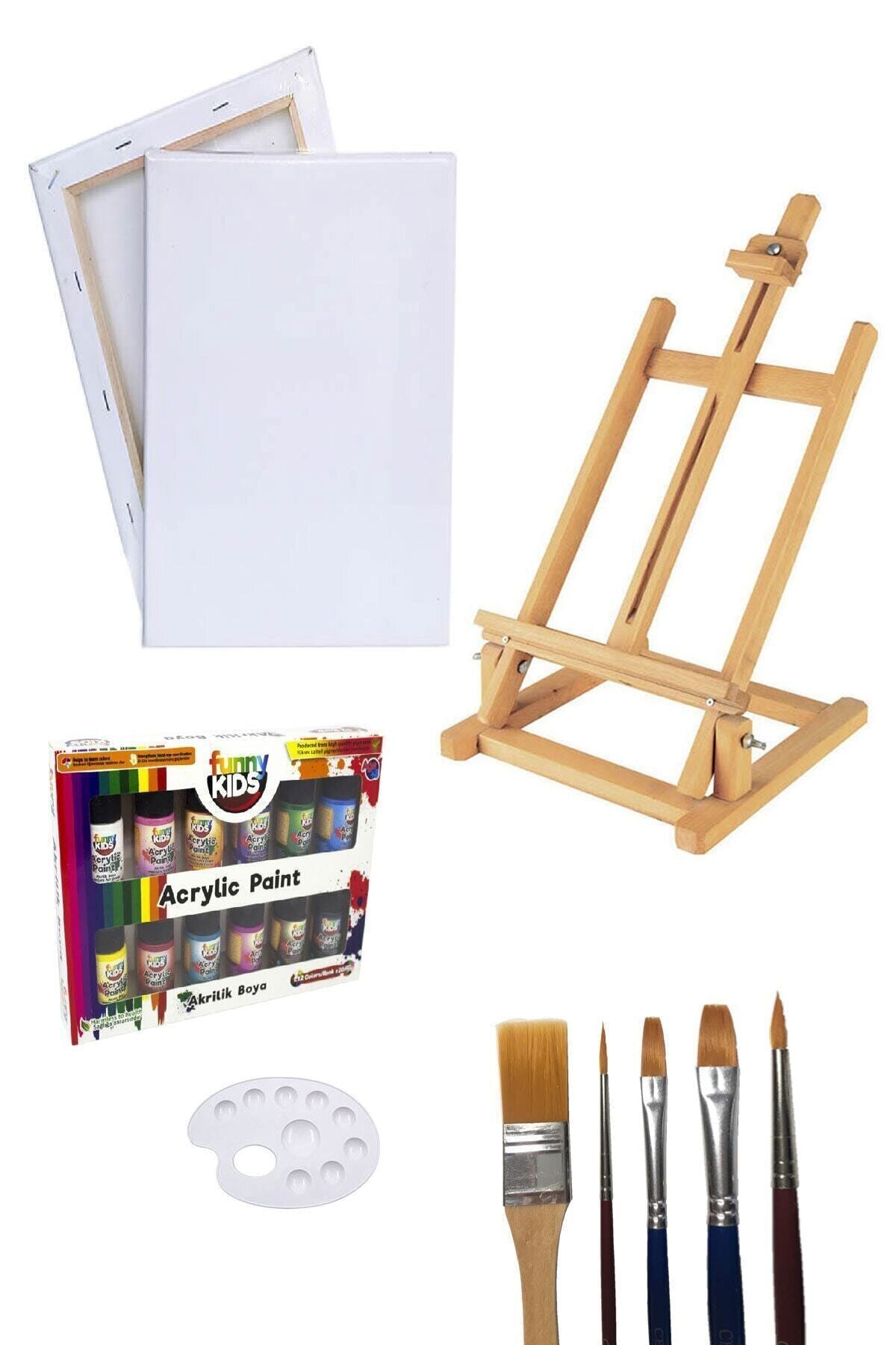 Acryl Verf Desktop Set Canvas Hobby Art – Vicedeal