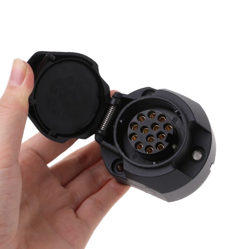 Universal 13 Pin To 7 Pin Euro Caravan Socket Plug... – Grandado