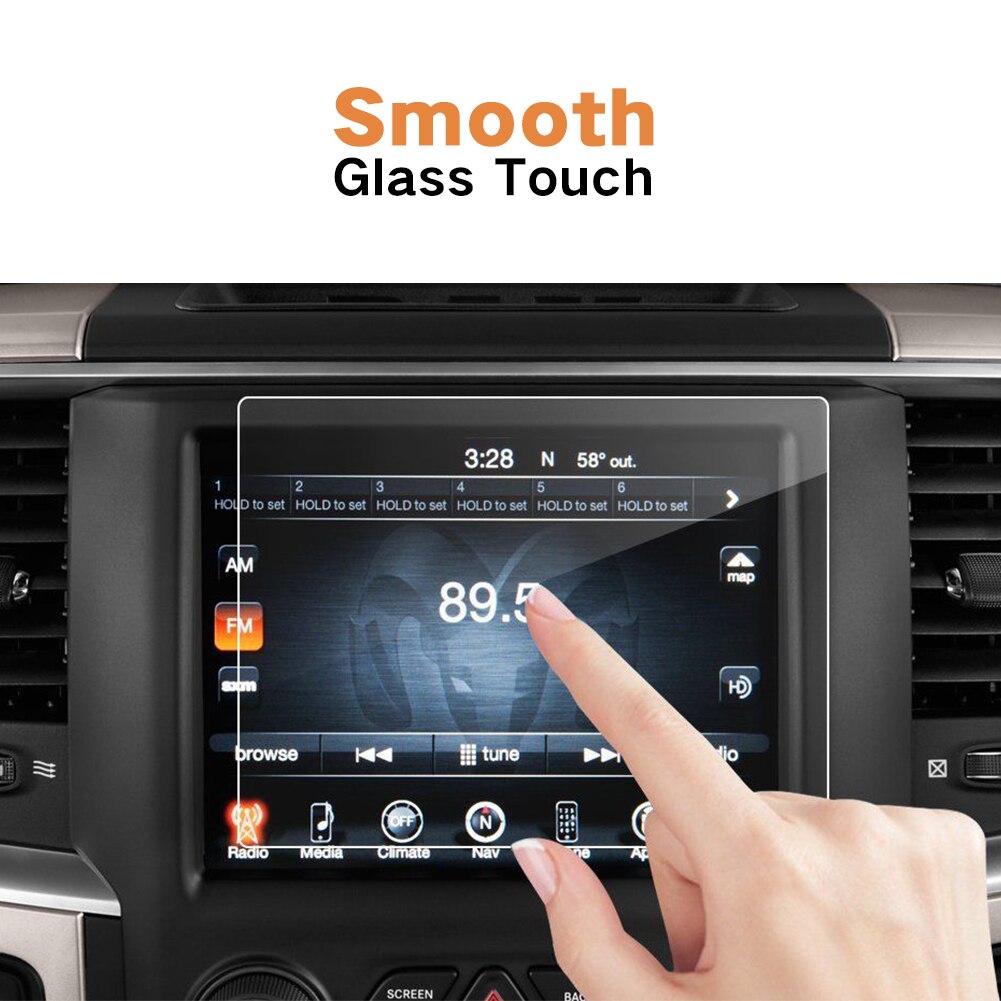 Dodge Ram 1500 2500 3500 Scratch Proof Tempered Gl... – Grandado