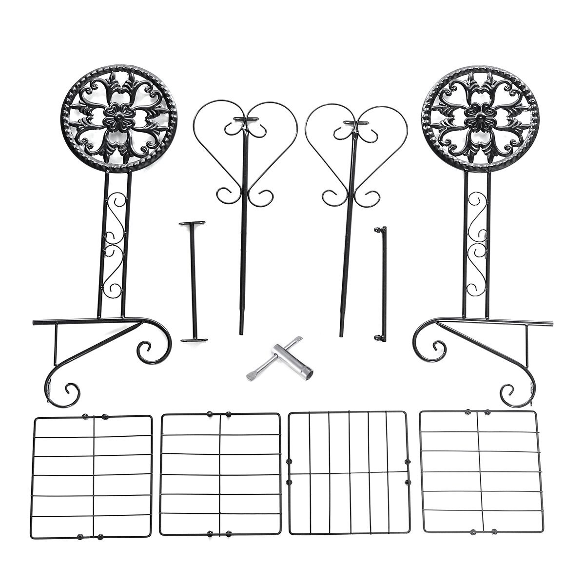 4 Spotted Metal Flower Rack Plant Stand Flower Sta... – Vicedeal