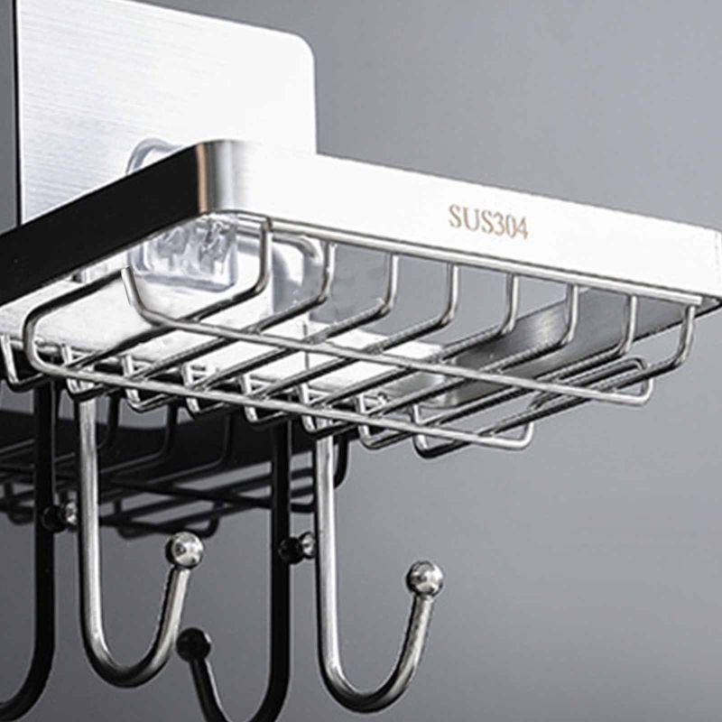 Wall-mounted Soap Rack with Adhesive Stainless Ste... – Vicedeal