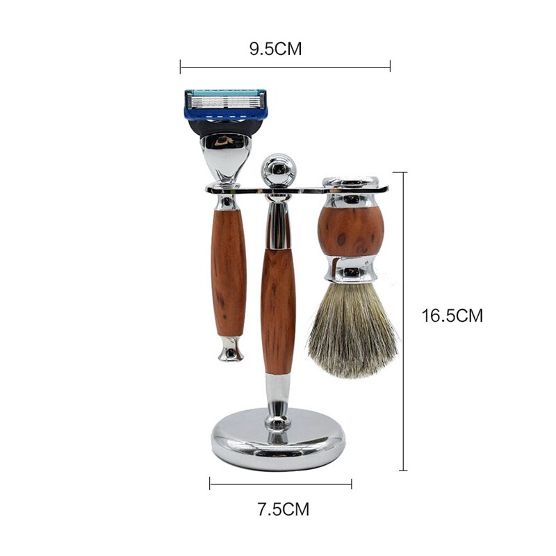 Men's Shaving Set, Safety Razor, Shaving Stand, So... – Grandado