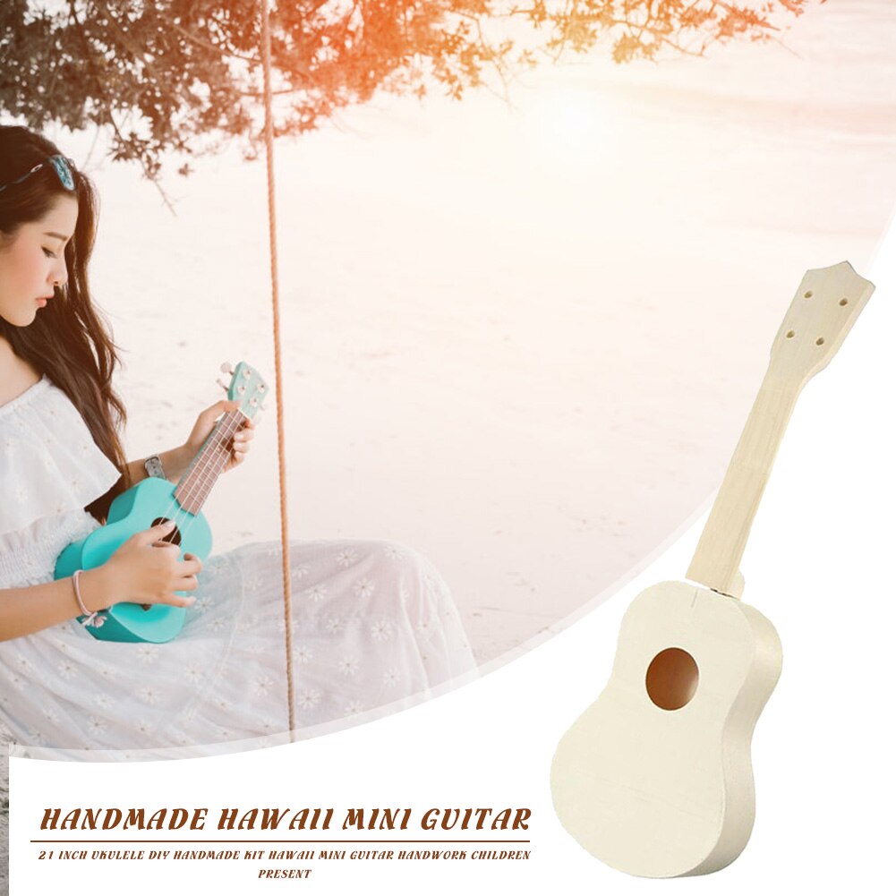 21 inch Ukulele DIY Kit Handmade Hawaii Mini Guita... – Grandado