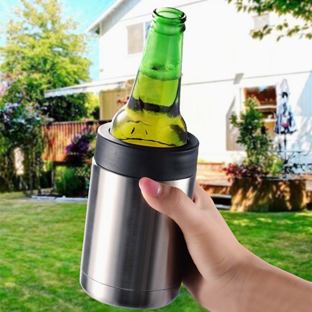 12oz Portable Double Wall Vacuum Flask Insulated B... – Grandado