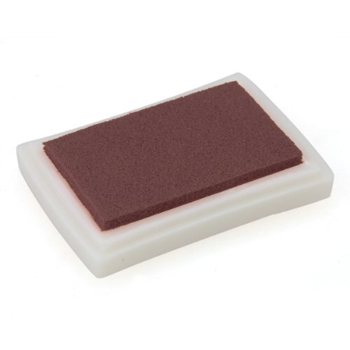 Brown Ink Pad Inkpad Rubber Stamp Finger Print Cra... – Grandado