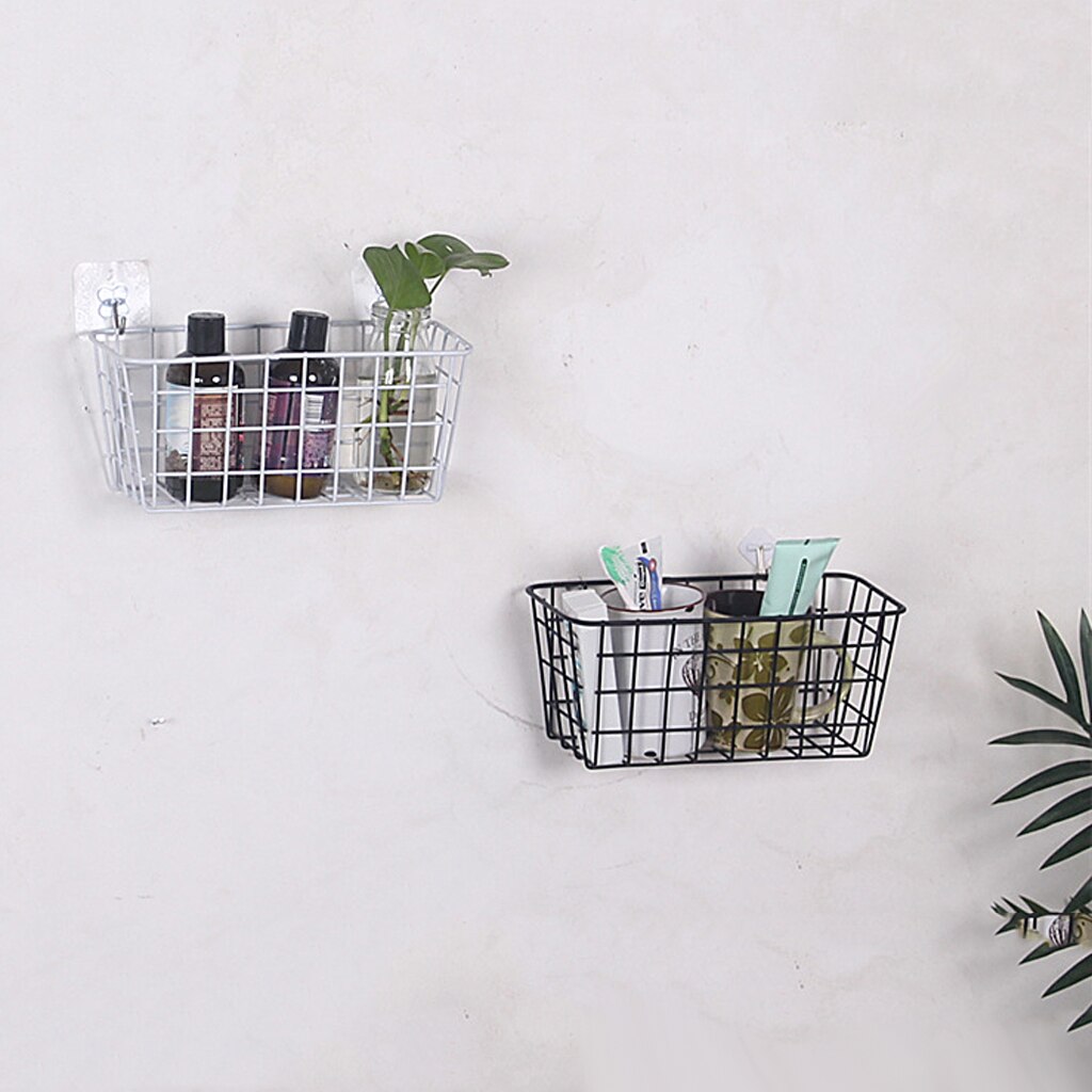 Metal Wire Basket for Wire Wall Grid Panel-Wall Mo... – Grandado