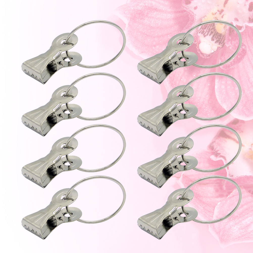 20 Pcs Drapery Rustproof Curtain Rod Clip Pothook ... – Grandado