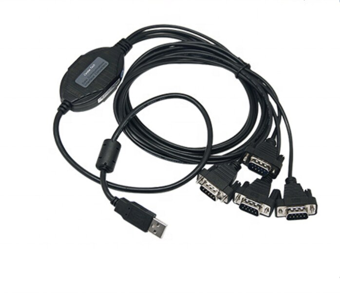 4 Port USB to Serial FTDI Cable for MA PC Linux wi... – Grandado
