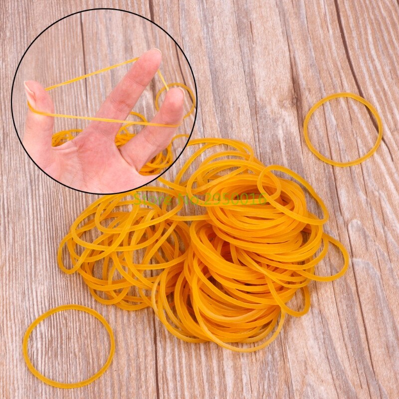 100 Pcs/Bag Office Rubber Ring Rubber Bands Strong... – Grandado