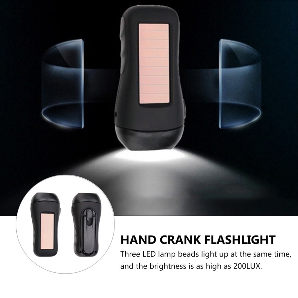1pc Camping Outdoor Hand Crank USB Charging Flashl... – Grandado