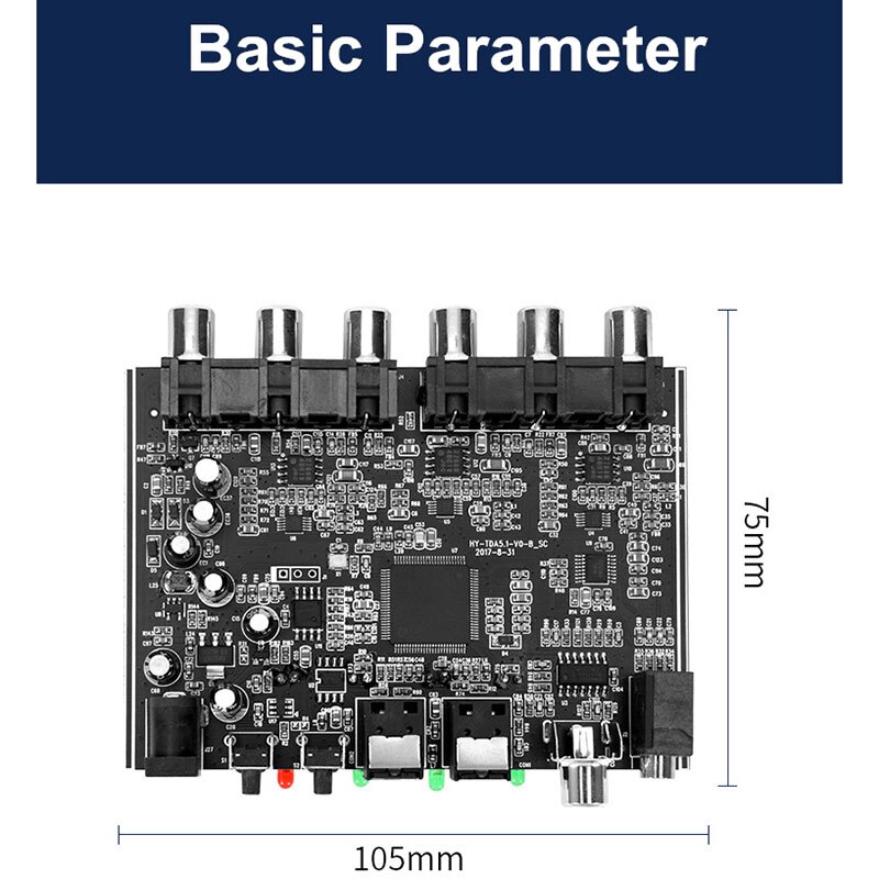 DAC Module 5.1 Channel AC-3 PCM Digital Optical DT... – Grandado
