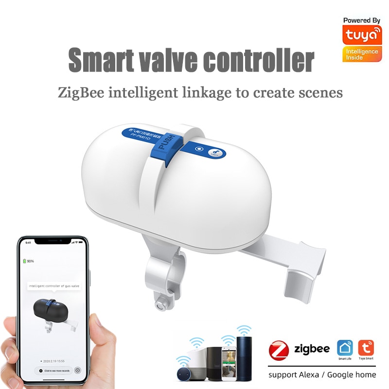 Tuya smart Gas Valve ZigBee water Valve timing aut... – Grandado